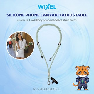 Jual WIXEL PL2 Adjustable Long Phone Lanyard Silicone Tali Gantungan ...