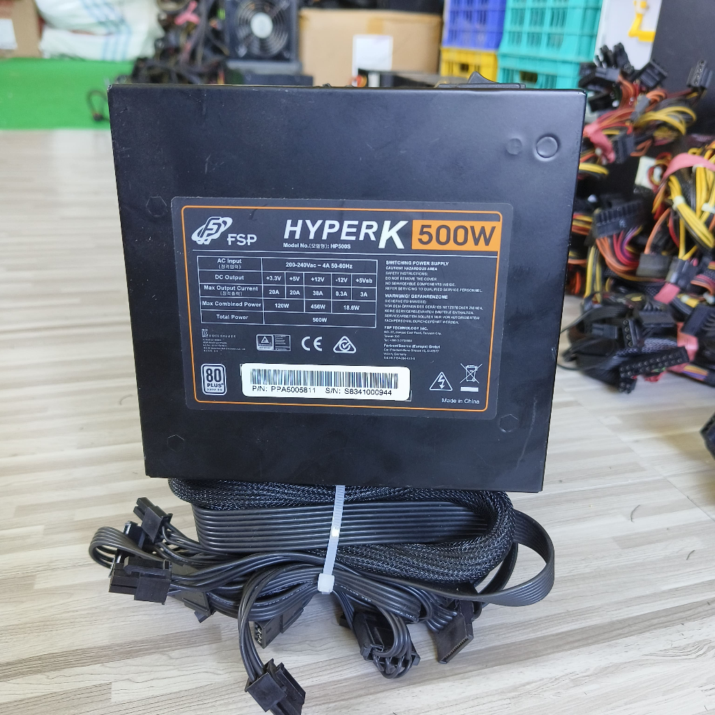 Jual PSU GAMING FSP HYPER-K 500W 80+ PLUS VER2 POWER SUPPLY | Shopee ...