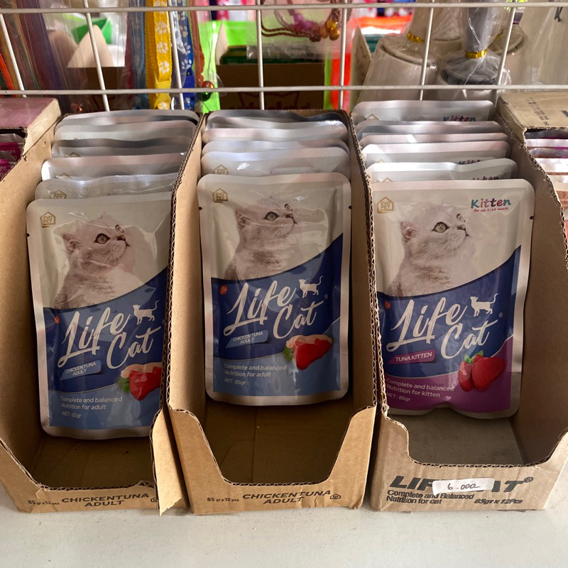 Jual Wet Food / Makanan Basah Kucing - Life Cat Sachet | Shopee Indonesia
