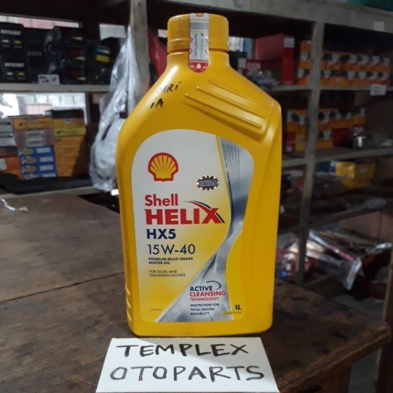 Jual Shell Helix HX5 15W-40 1L 100% Original Premium Multi-Grade Motor ...