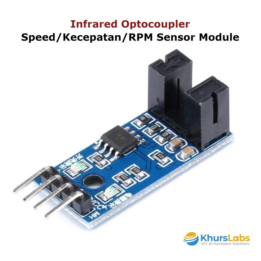 Jual Infrared Optocoupler Speed Kecepatan RPM Sensor Module Groove ...