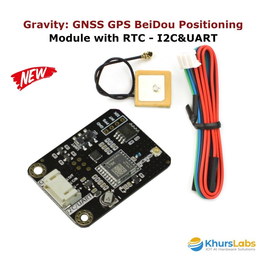 Jual DFROBOT Gravity GNSS GPS BeiDou Positioning Module with RTC - I2C&UART | Shopee Indonesia