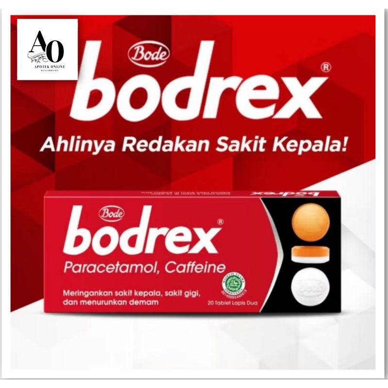 Jual Bodrex 1 Strip/Pereda Sakit Kepala (AO) | Shopee Indonesia