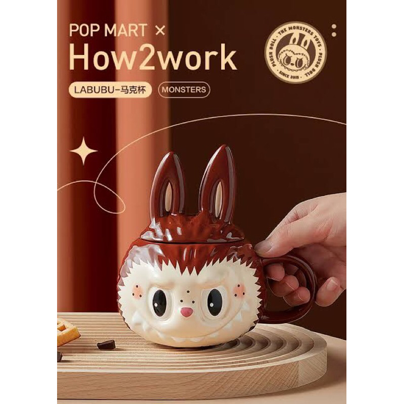 Jual LABUBU The Monsters Mug Ceramic Cup (Brown) Spesial Edition ...