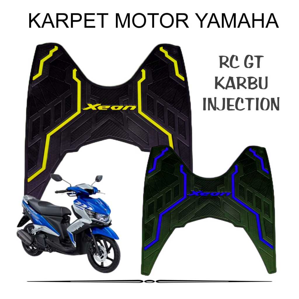 Jual Karpet Motor Yamaha Xeon Karbu Bahan Karet Premium Aksesoris Xeon ...