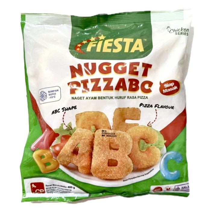 Jual Fiesta Nugget Pizza ABC / Naget Ayam Rasa Pizza (400gr) | Shopee ...