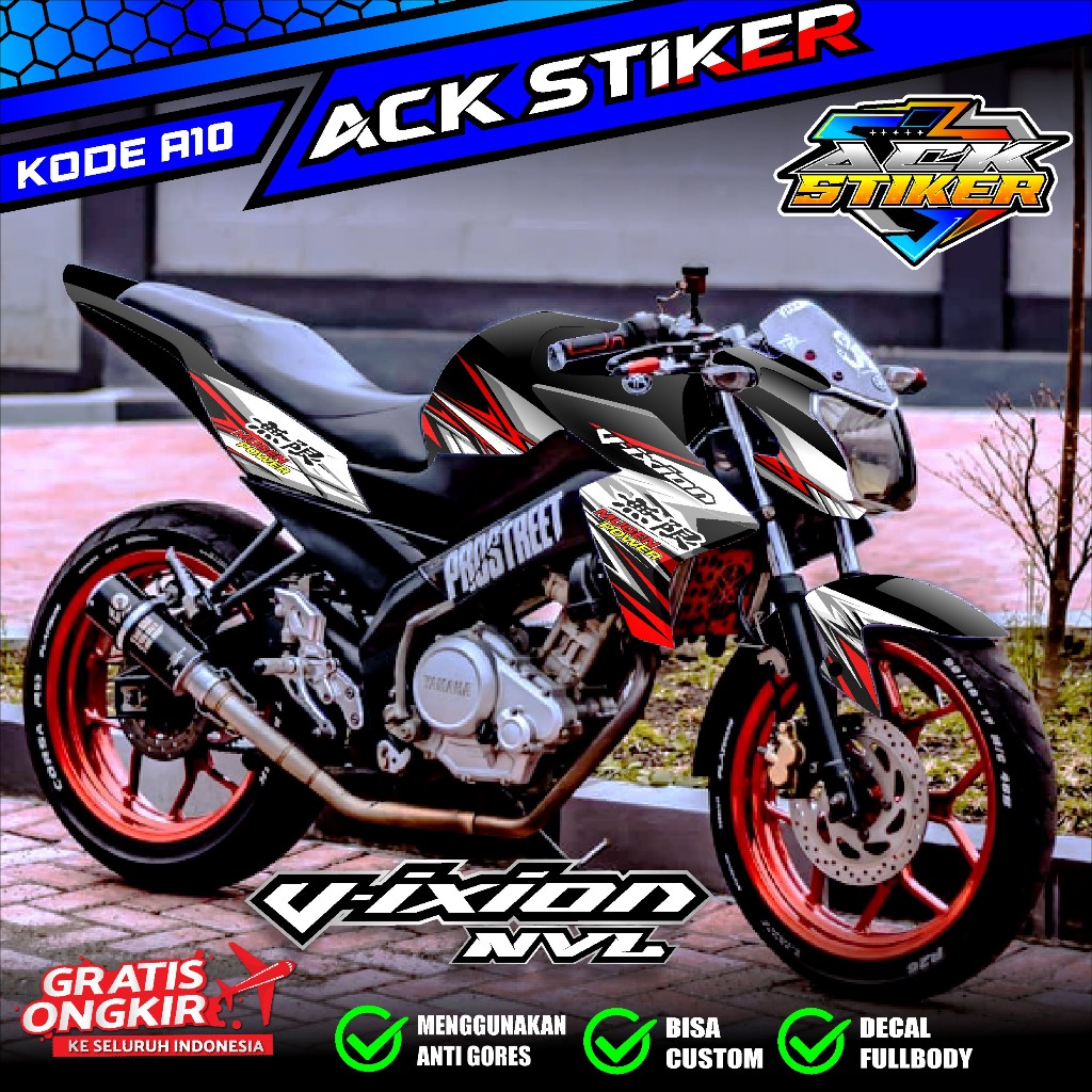 Jual Decal Sticker Variasi Fullbody New Vixion Lighting - Stiker Motor ...