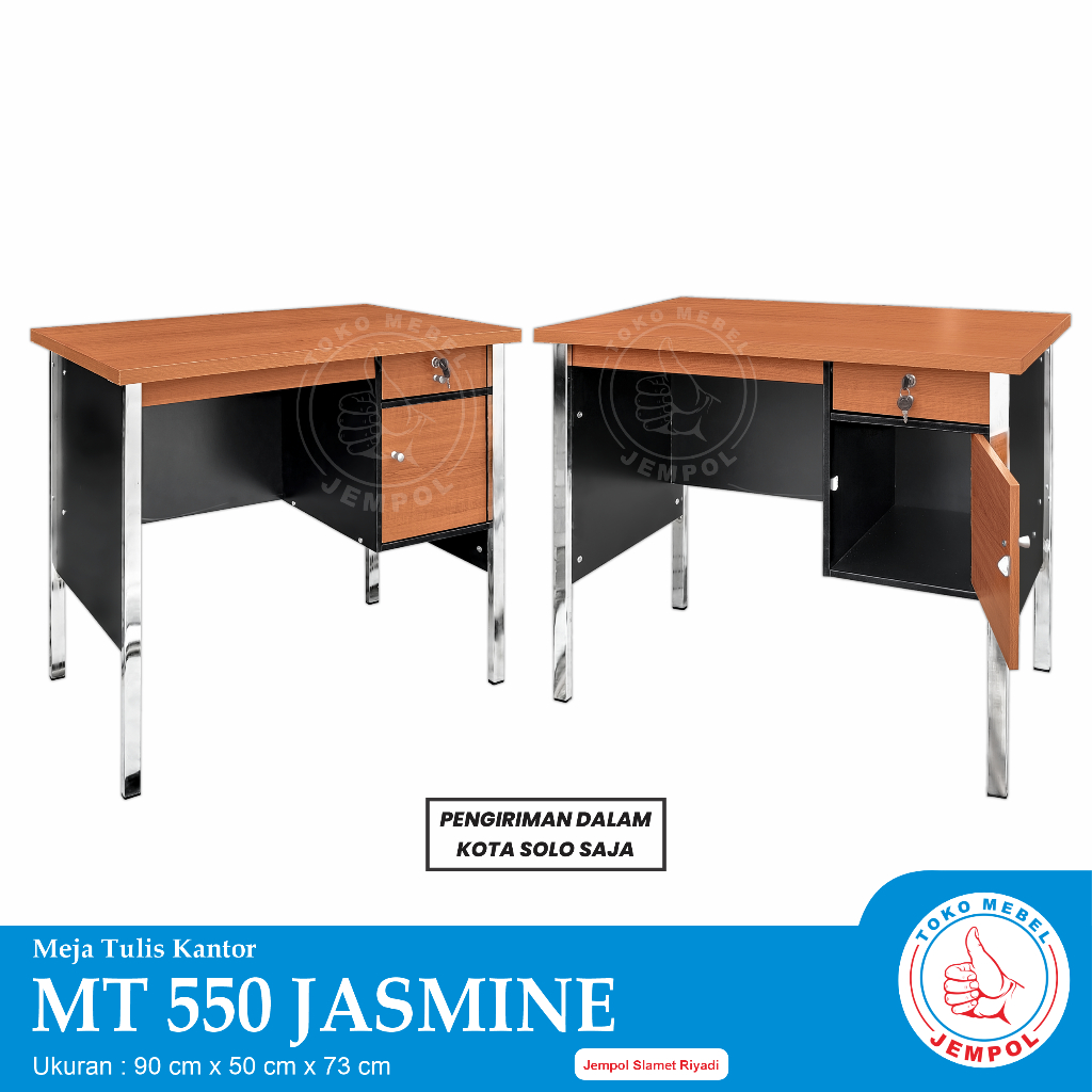 Jual Meja Tulis MT 550 Jasmine / Meja Komputer Minimalis / Meja Kantor / Meja Kerja | Shopee ...
