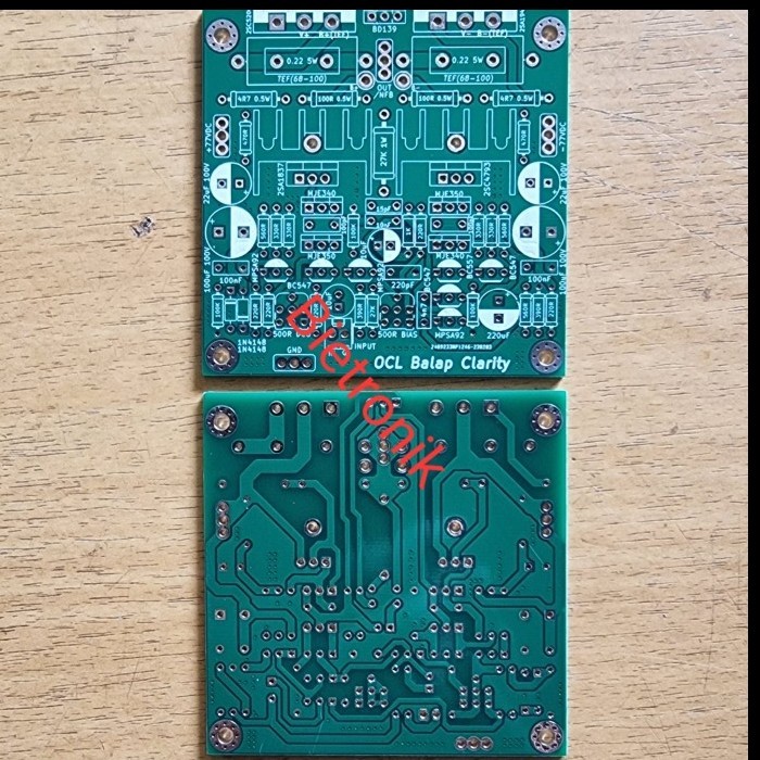 Jual PCB OCL Balap Clarity Amp 1 Set TR Dauble Layer | Shopee Indonesia