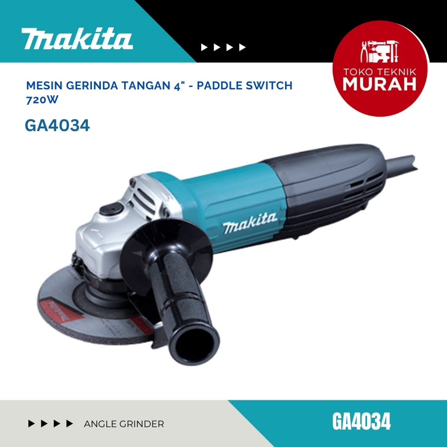 Jual Makita GA 4034 / GA4034 - Dead Man Switch Mesin Gerinda Tangan 4 ...