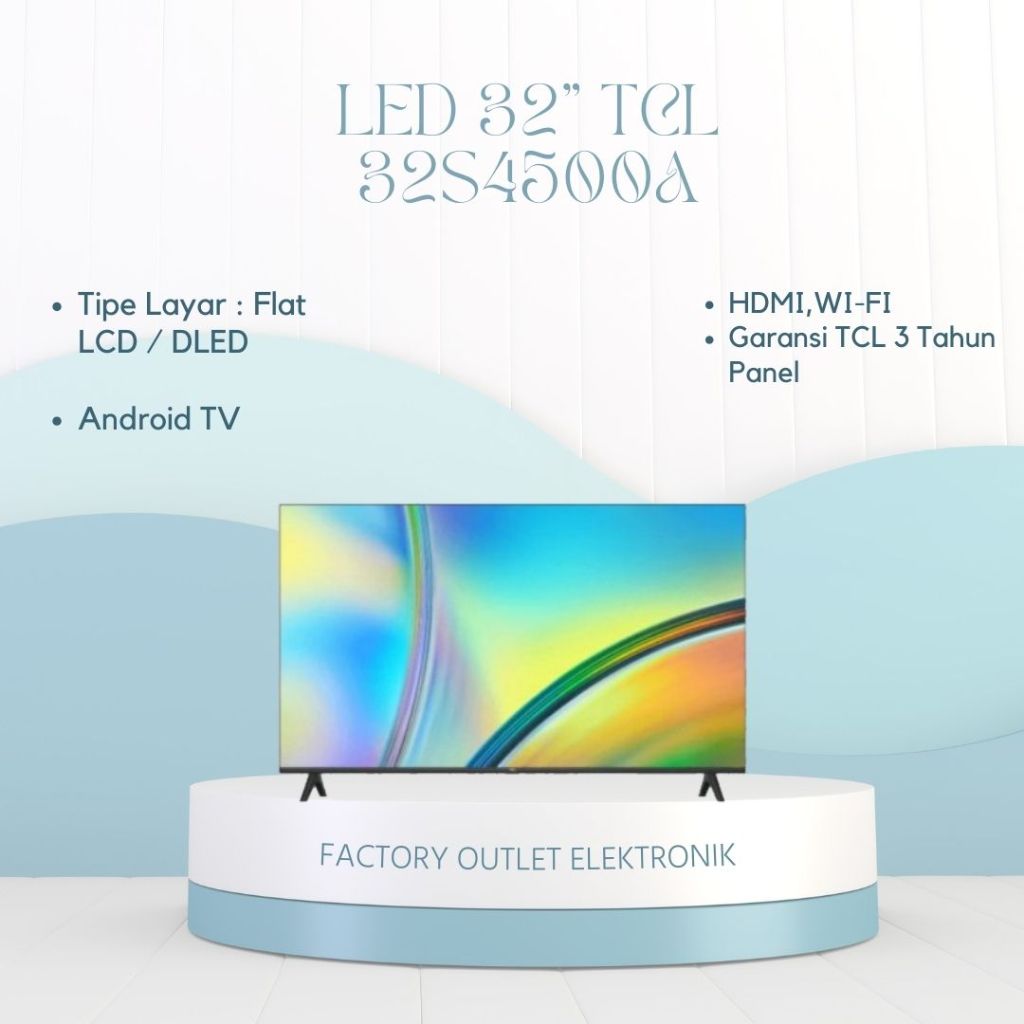 Jual TCL 32S4500A LED SMART TV 32" INCH | Shopee Indonesia