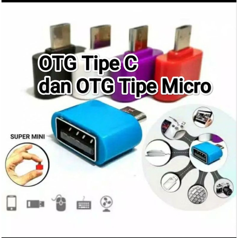 Jual USB OTG Type C Dan Tiye Micro USB Untuk Sambungan perangkat USB Ke ...