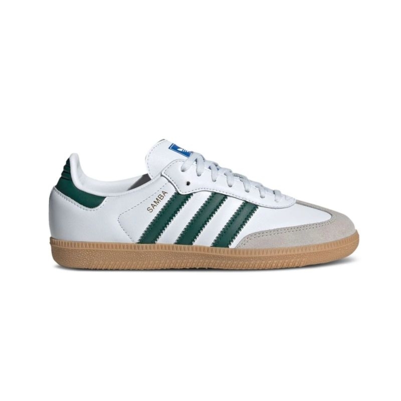 Jual Adidas Samba OG Cloud White Collegiate Green Gum Sneakers Pria Wanita Authentic | Shopee ...