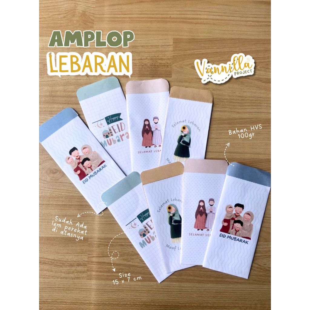 Jual Amplop Lebaran Aesthetic 2025 Amplop idul Fitri | Shopee Indonesia
