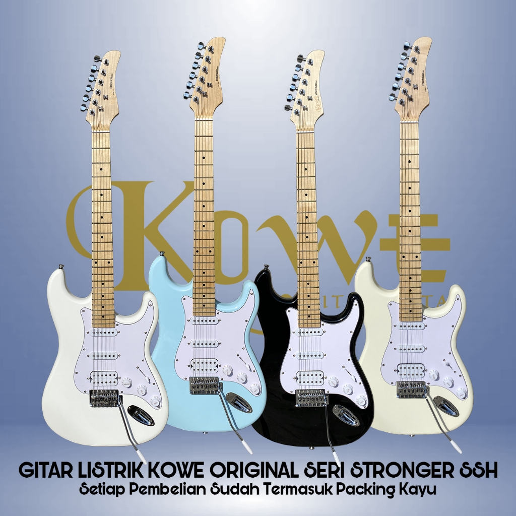 Jual Gitar Elektrik Model Strato Original Seri Stronger SSH Merk KOWE ...