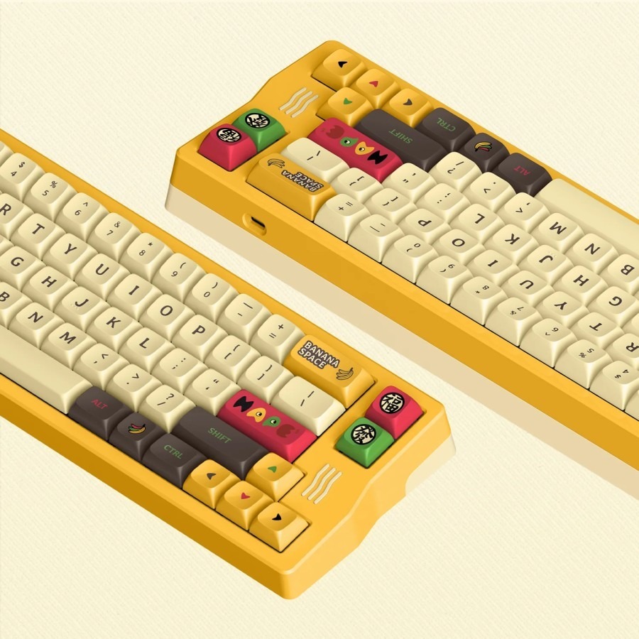 Jual Iqunix Q66 Happy Ape 2.4Ghz Wireless Custom Mechanical Keyboard ...