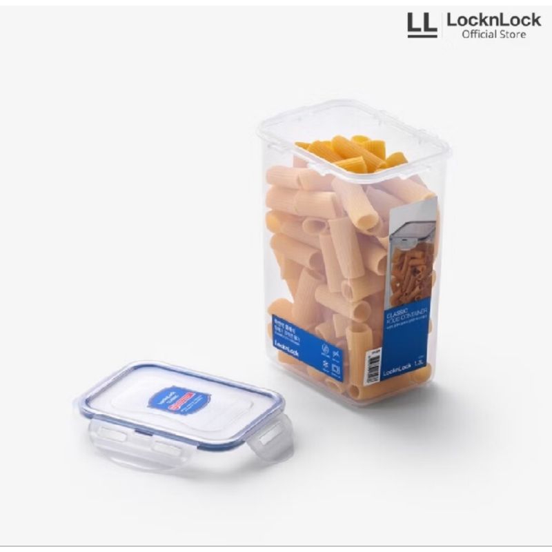Jual LocknLock Classic Rectangular Tall/Food Container/Kotak Serbaguna 1.3 Liter-HPL809 | Shopee ...