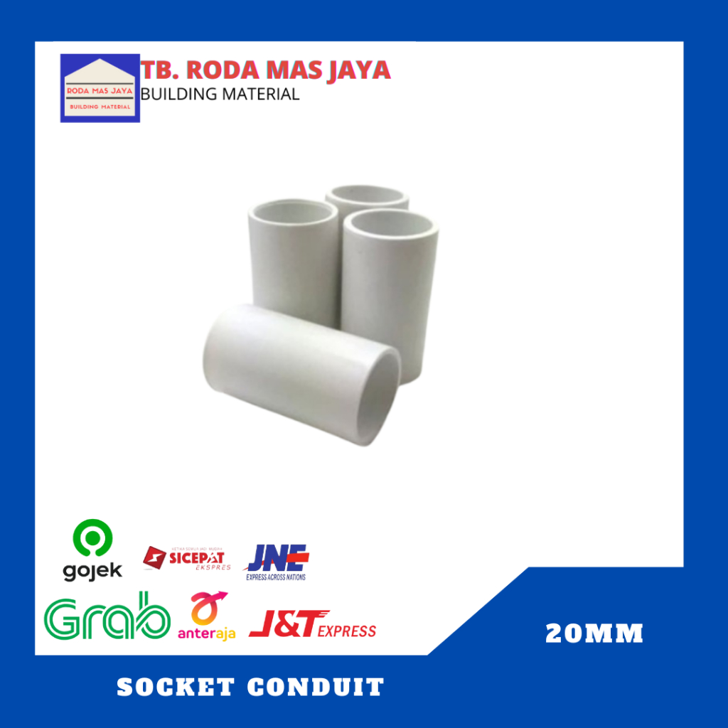 Jual Socket /sock/socket Pipa Conduit 20mm | Shopee Indonesia