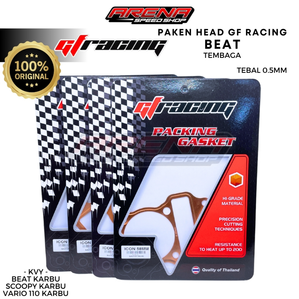 Jual GF Racing Copper Packing Gasket for Beat - Paking Paken Head ...