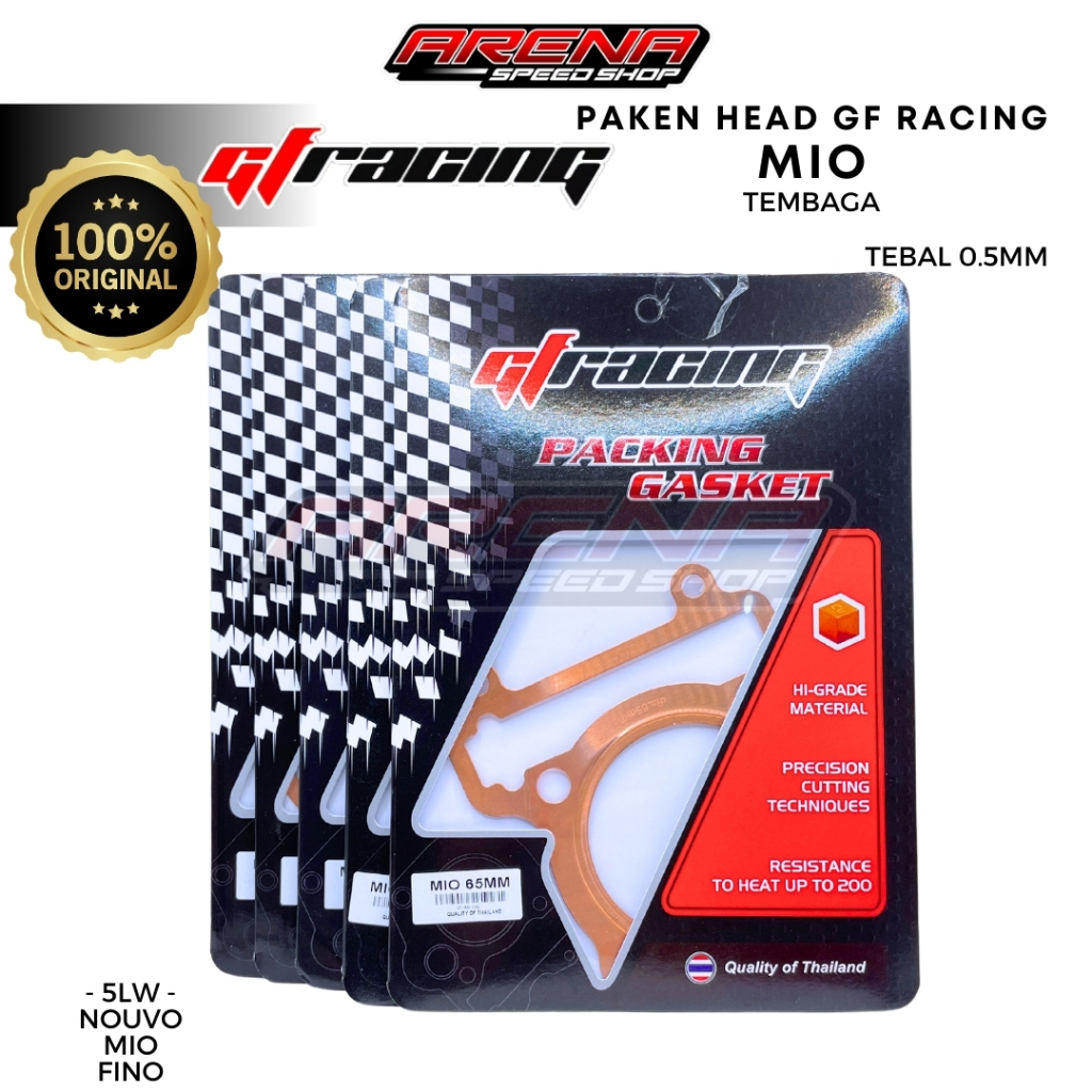 Jual GF Racing Copper Packing Gasket for Mio - Paking Paken Head ...