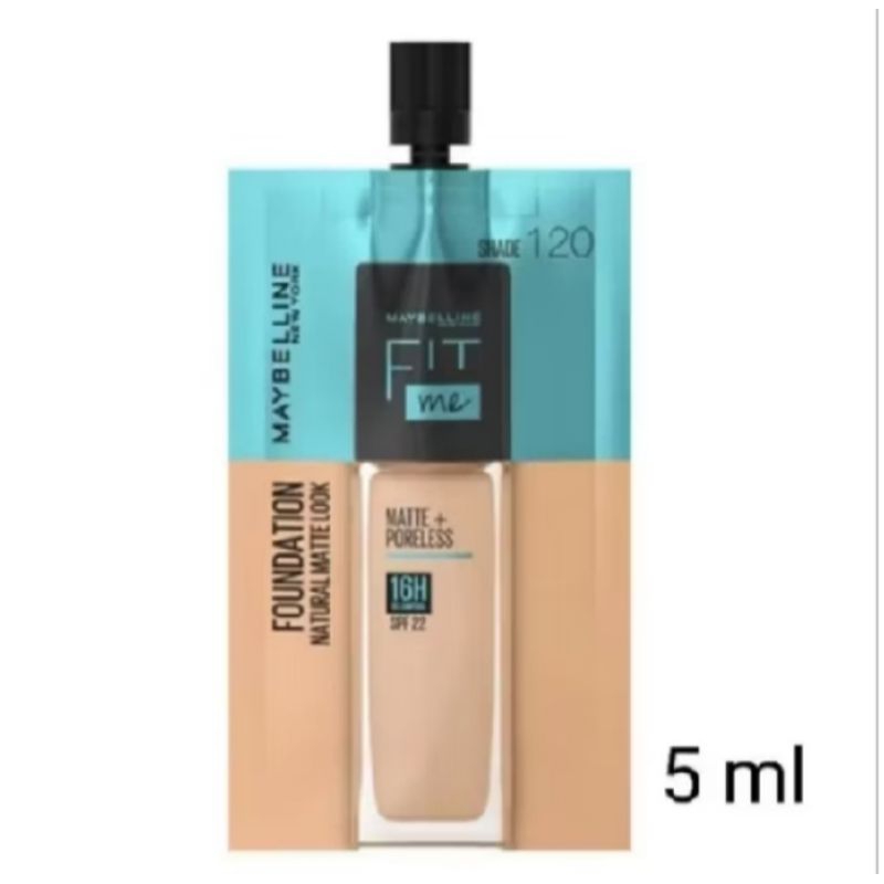 Jual Maybelline Fit Me Foundation Kemasan Sachet 5ml Shade 120 (Exp 08/ ...