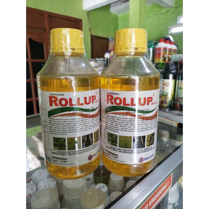 Jual ROLLUP 480 SL 1 Liter, Herbisida ampuh atasi semua gulma berdaun ...