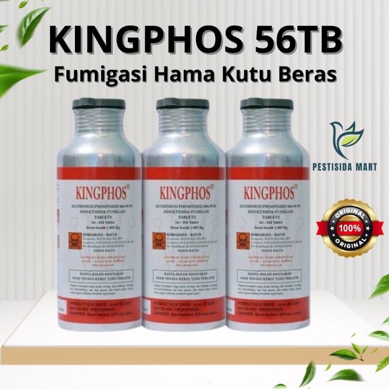 Jual Kingphos 56TB Fumigasi Kutu Beras Insektisida obat Hama Gudang ...