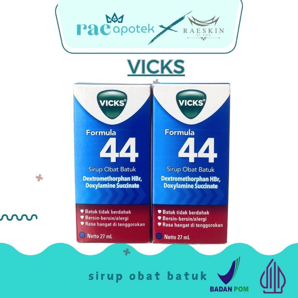 Jual VICKS FORMULA 44 SIRUP OBAT BATUK VICK BATUK TIDAK BERDAHAK BERSIN ...