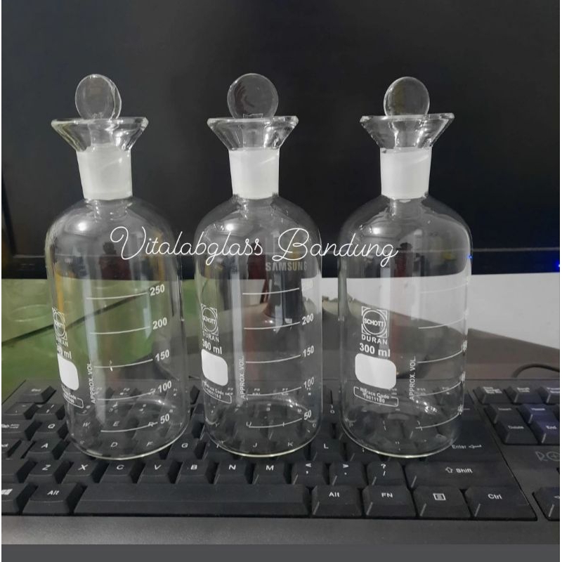 Jual botol BD/winkler 300 ml skala DURAN | Shopee Indonesia