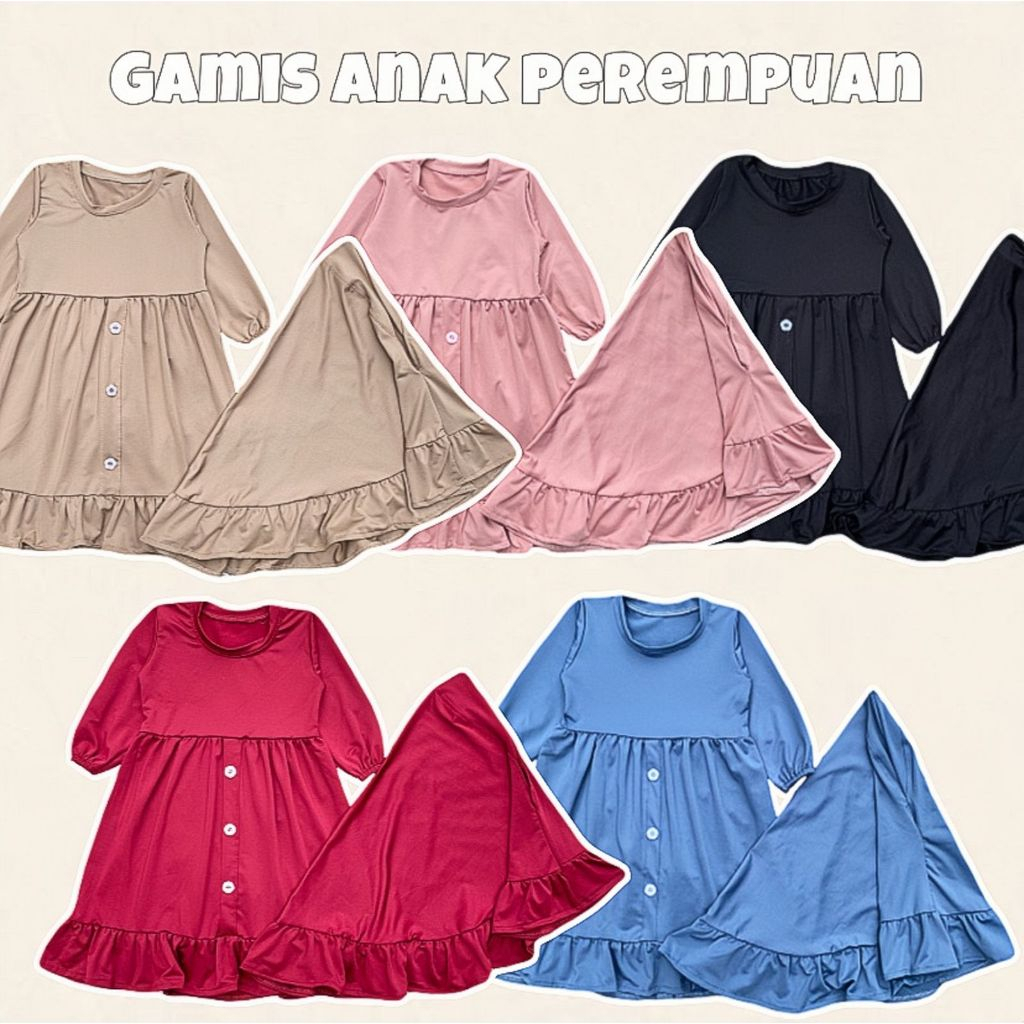 Jual Gamis Bayi Perempuan Gamis Anak Perempuan Gamis Bayi Muslimah ...