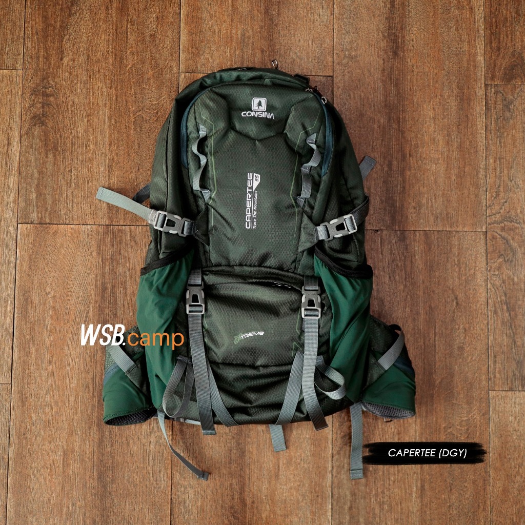 Jual BACKPACK CONSINA CAPERTEE 35 L- INCLUDED RAIN COVER | Shopee Indonesia