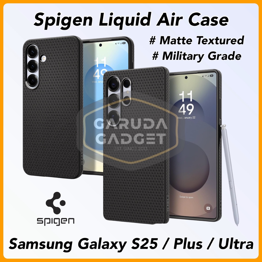 Jual Case Samsung Galaxy S25 Ultra S25 Plus S25+ Spigen Liquid Air Soft ...