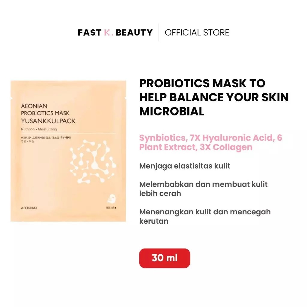 Jual AEONIAN The Keun Probiotics Sheet Mask 25g (1ea) | Shopee Indonesia