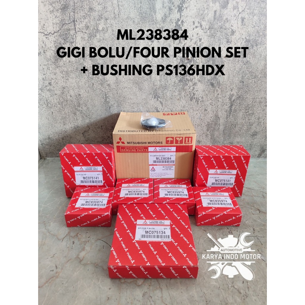 Jual FOUR PINION SET - GIGI BOLU SET MITSUBISHI CANTER PS136 HDX ...