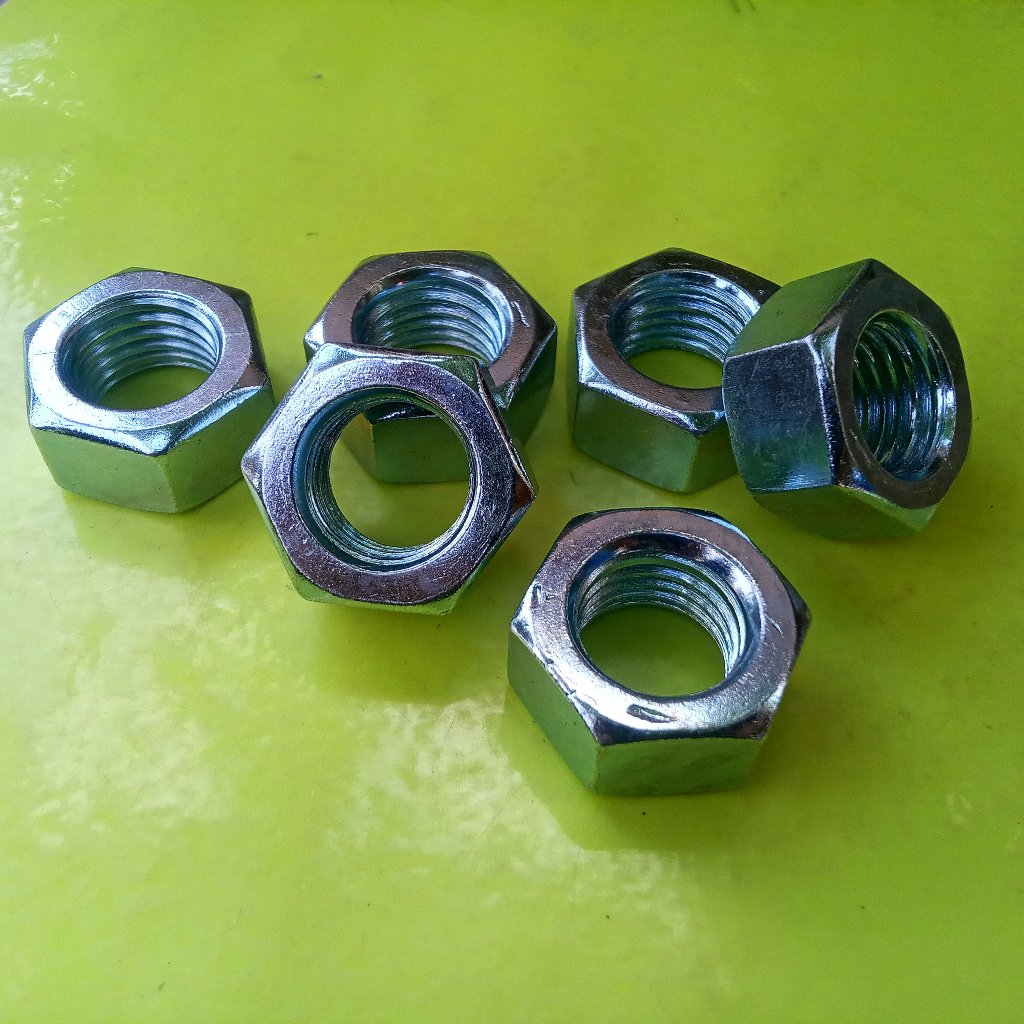 Jual MUR PUTIH M22 / MUR BAUT KUNCI 32 / MUR M22 GALVANIS / MUR GALVANIZ M22 / NUT M22 BAUT 32 ...