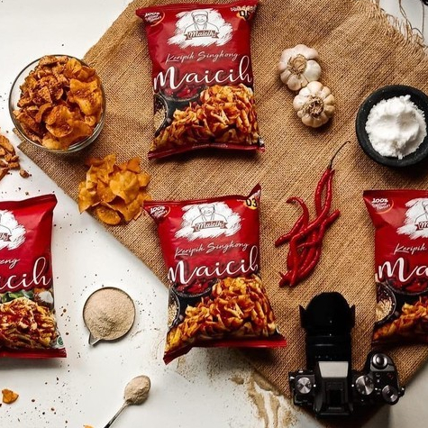 Jual Maicih Keripik Basreng / Singkong Pedas Level 3, 5, 10 100gr ...