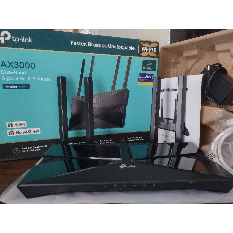 Jual Router TP-Link Archer AX53 AX3000 WiFi 6 Router Dual Band Gigabit ...