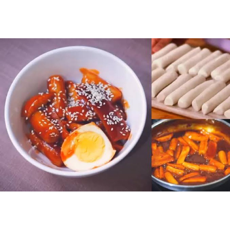 Jual Rice cake kue beras berat berat 80gr topoki makanan korea cemilan ...