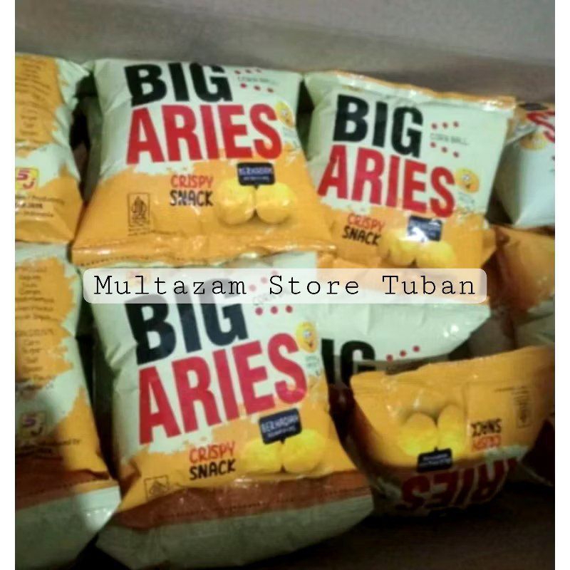 Jual (10 BUNGKUS) Snack Big Aries Rasa Keju Chiki Viral Berhadiah Uang ...