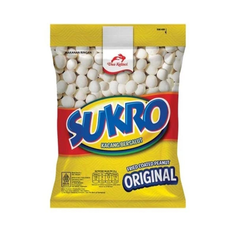 Jual Sukro Kacang Bersalut Original 95 Gram | Shopee Indonesia