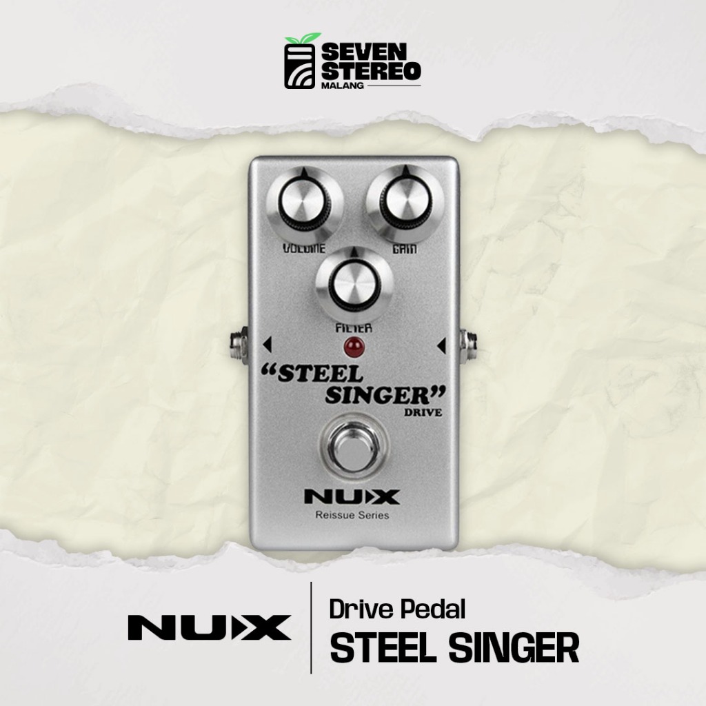 Jual NUX Steel Singer Drive Overdrive Booster Pedal Stompbox Stomp box ...