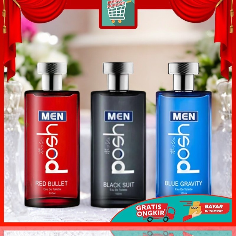 Jual POSH MEN EAU DE TOILETTE 100ML PARFUM ALL VARIAN | Shopee Indonesia
