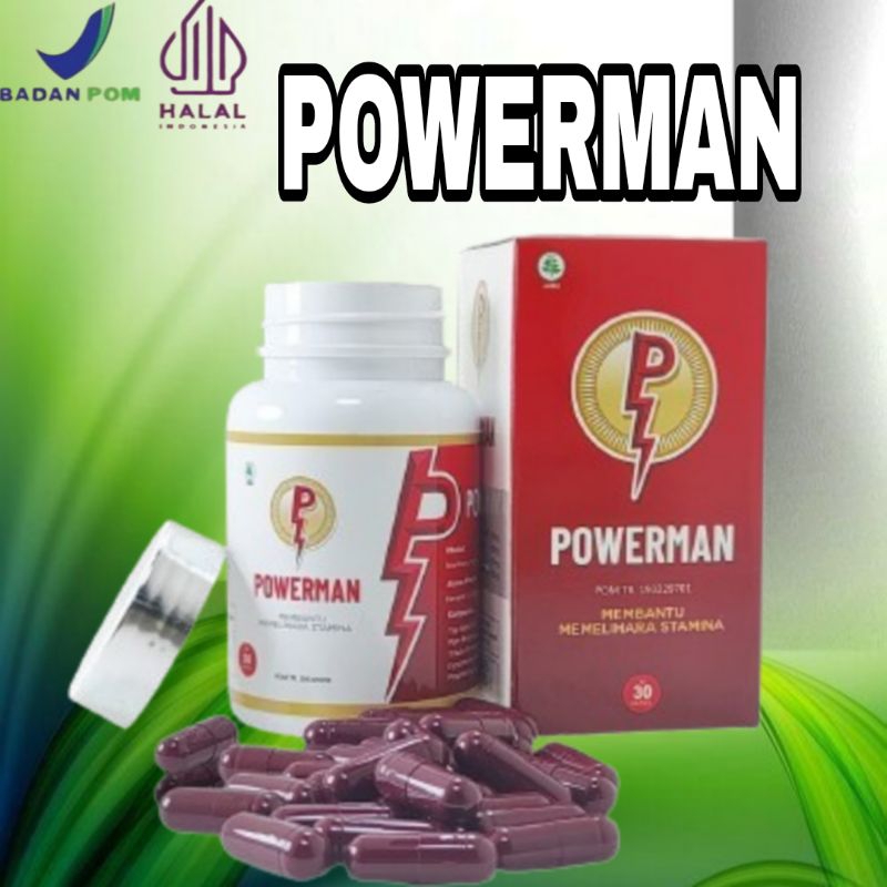 Jual BPOM KAPSUL POWERMN PENAMBAH STAMINA TUBUH KAPSUL SUPLEMEN ...