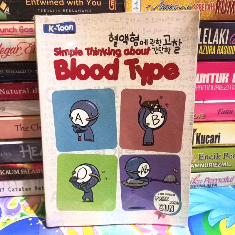Jual BUKU SIMPLE THINKING ABOUT BLOOD TYPE (ORIGINAL) | Shopee Indonesia