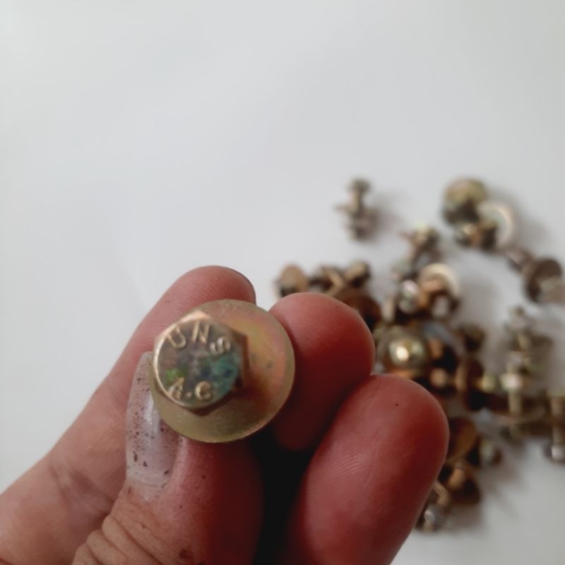 Jual Baut Plat Nomor Motor Baut Ring Mur ukuran M6 4pcs | Shopee Indonesia