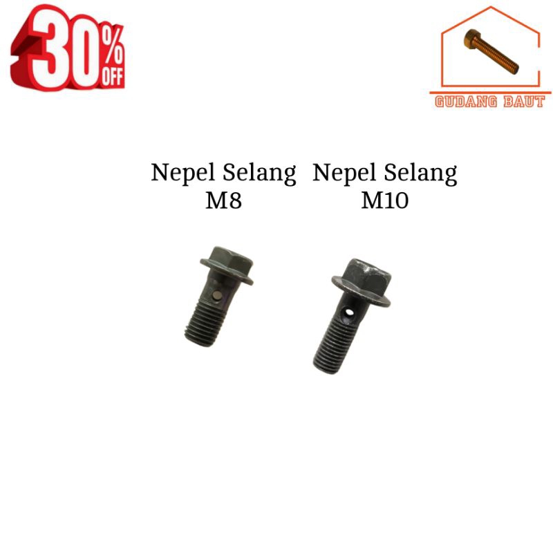 Jual Baut Selang Rem / Baut Banjo M8 & M10 | Shopee Indonesia