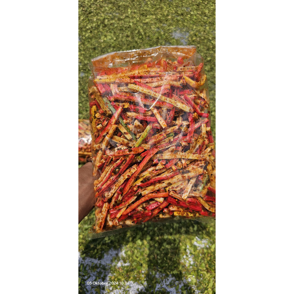 Jual seblak AS beton bantat kerupuk jaat pedas daun jeruk kemasan 1kg ...