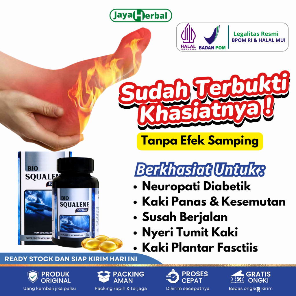 Jual Obat Neuropati Diabetik, Obat Kaki Panas Terasa Terbakar Kesemutan ...