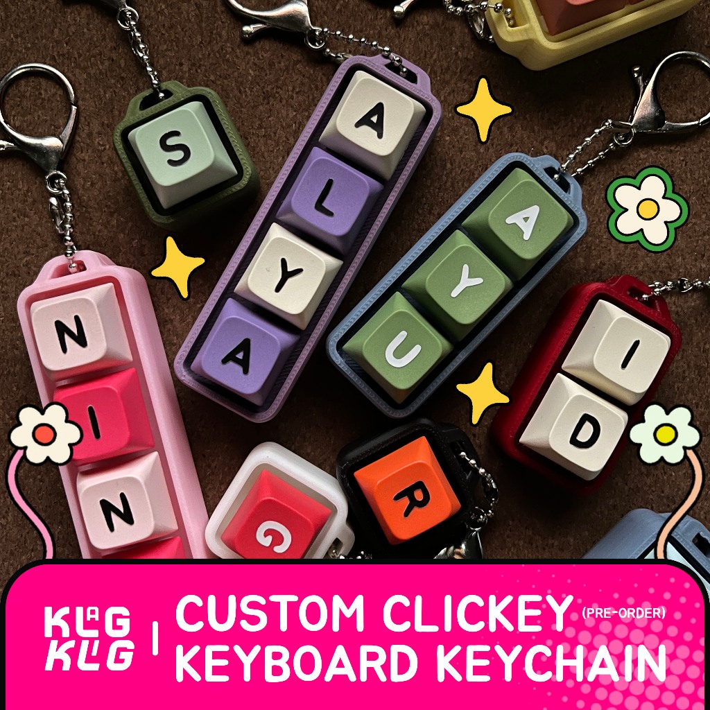 Jual Keychain Keyboard Custom | Mechanical Switch Fidget Keycaps ...