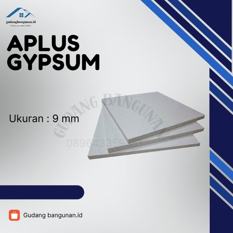 Jual GYPSUM APLUS 9MM | Shopee Indonesia